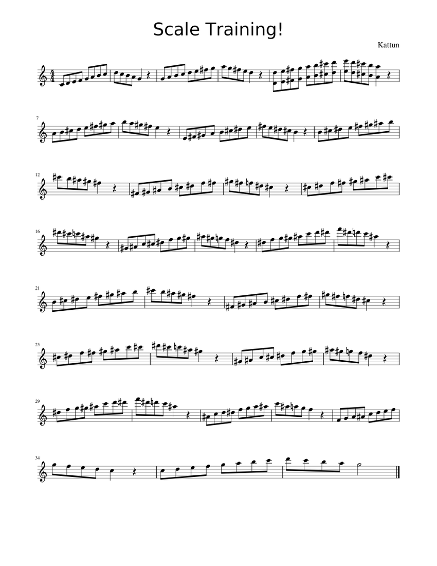 Scale Training! - piano tutorial