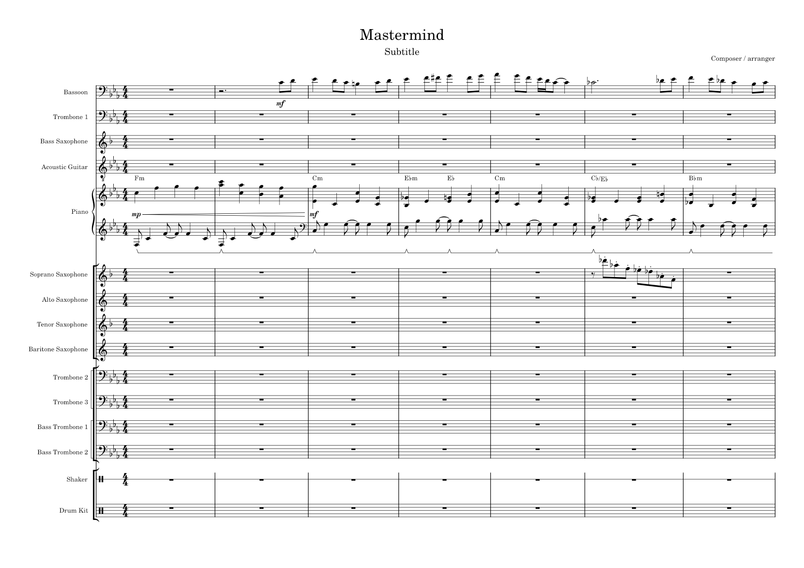 Helluva Boss - Mastermind (WIP 4th Day Progress) Sheet Music with ...