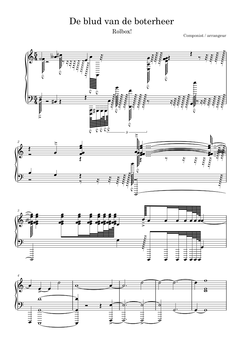 The Great Strategy (ROBLOX Theme Song) – BadLiZ Rolbox Sheet Music for ...