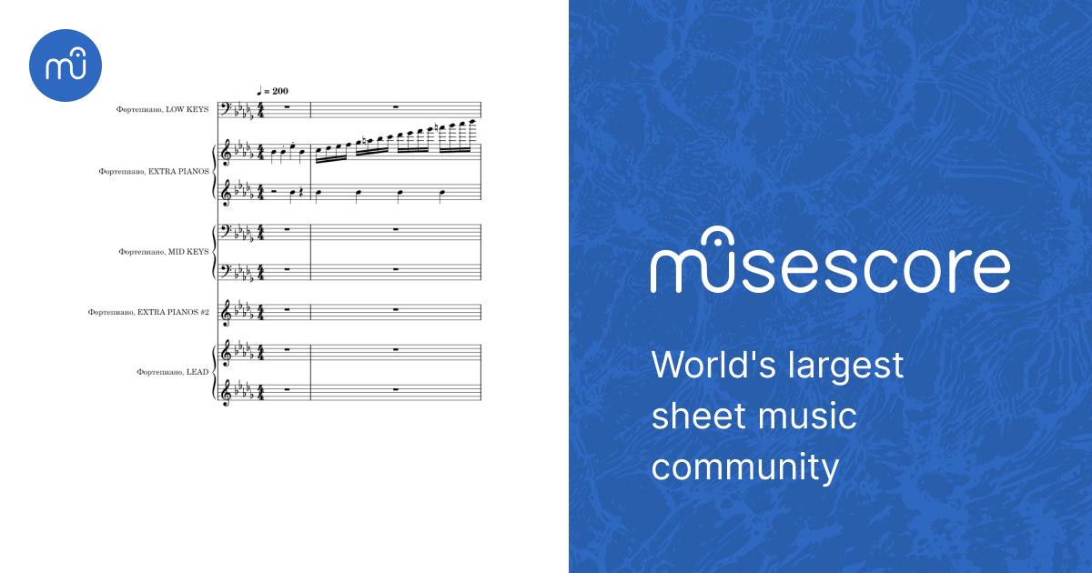 Splitter Girl – weevildoing Sheet music for Piano (Piano Duo ...