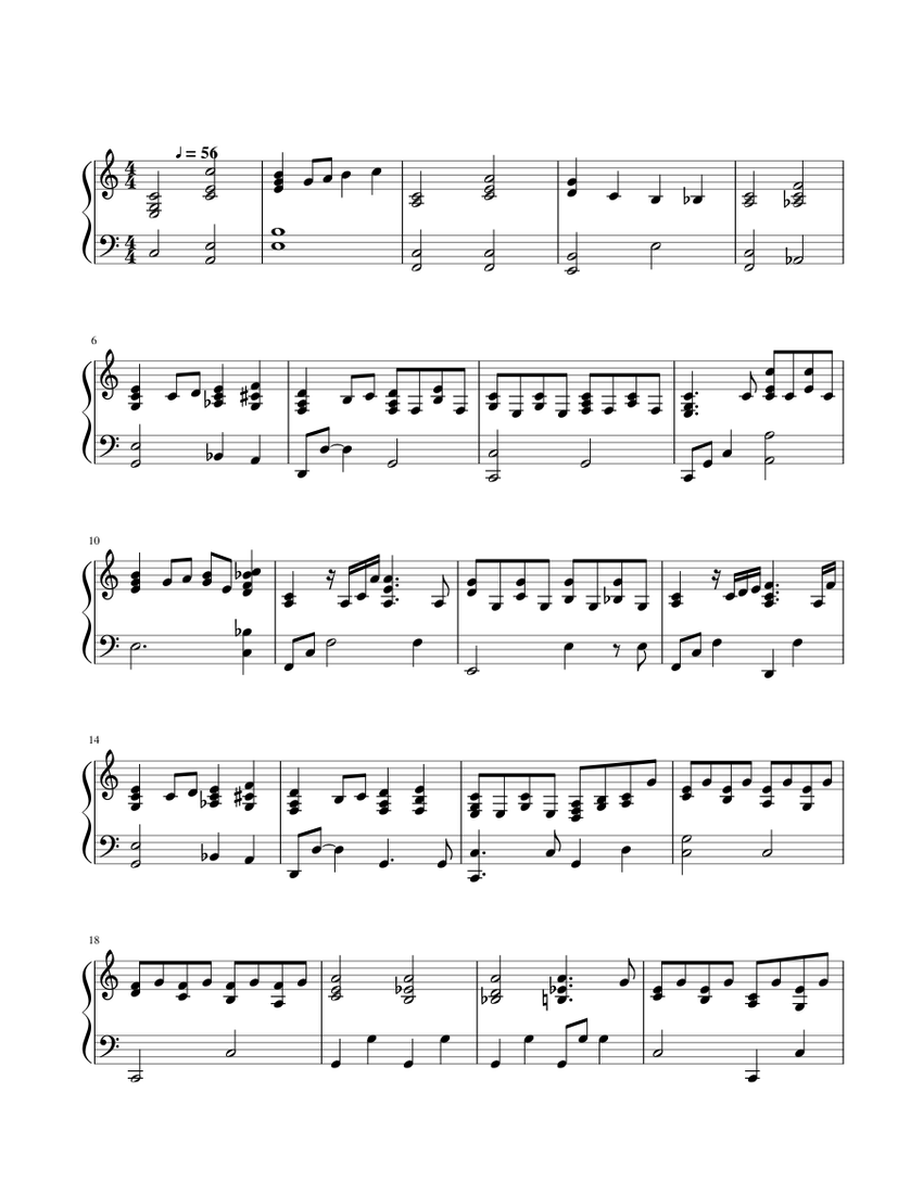 Somewhere Over the Rainbow - piano tutorial