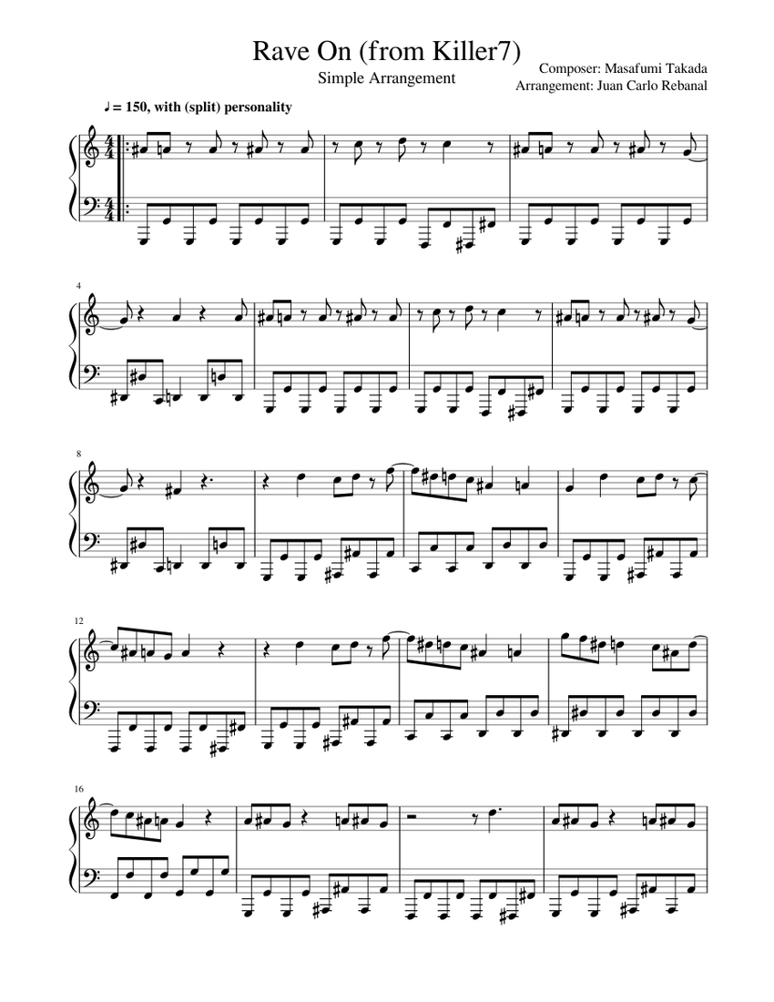 Rave On Sheet music for Piano (Solo) Easy | Musescore.com