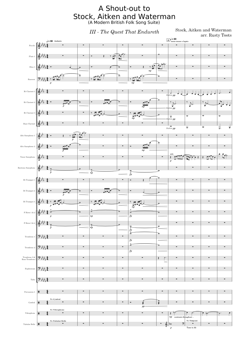 Never Gonna Give You Up – Rick Astley Sheet music for Trombone ...