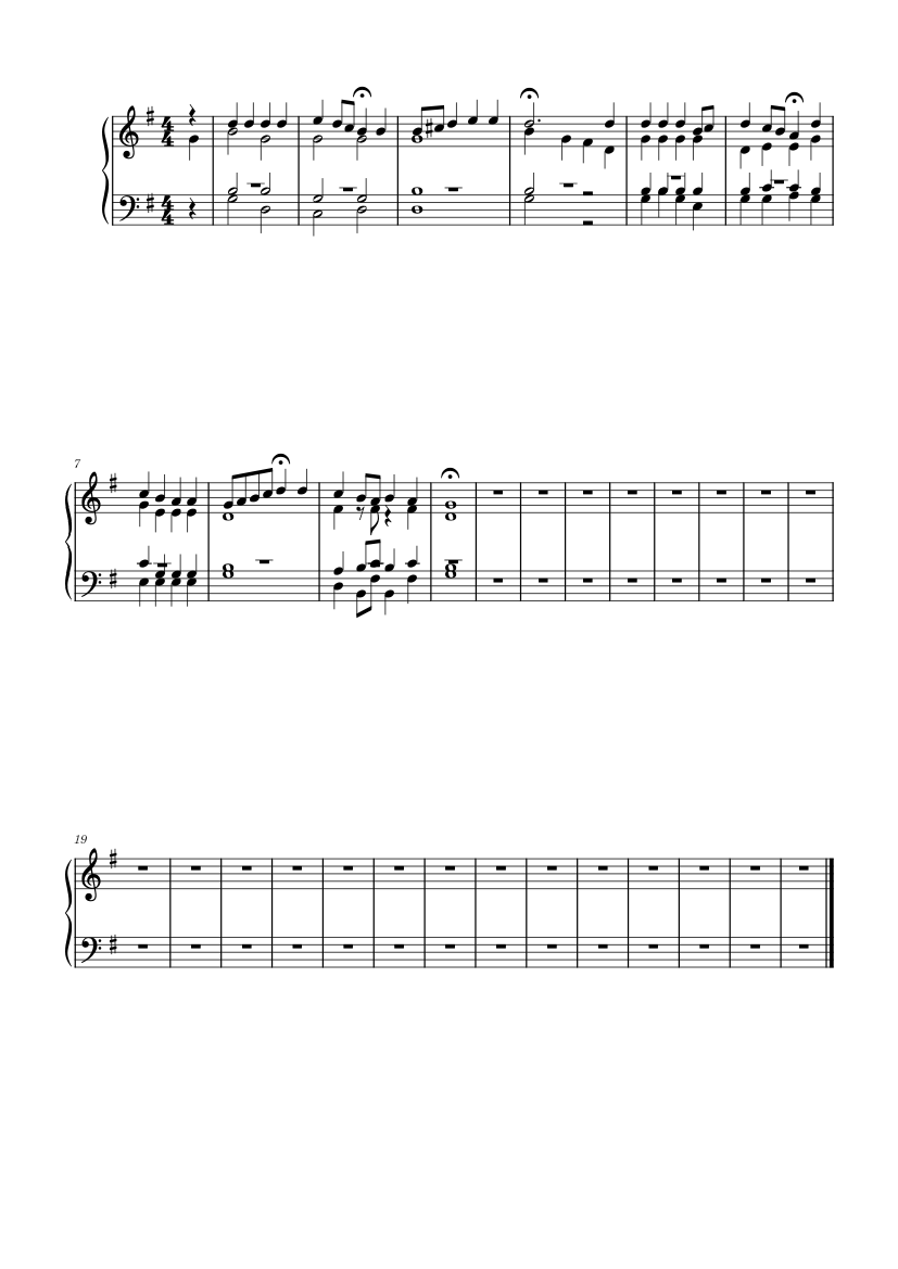 Music p 103 Sheet music for Piano (SATB) Easy | Musescore.com