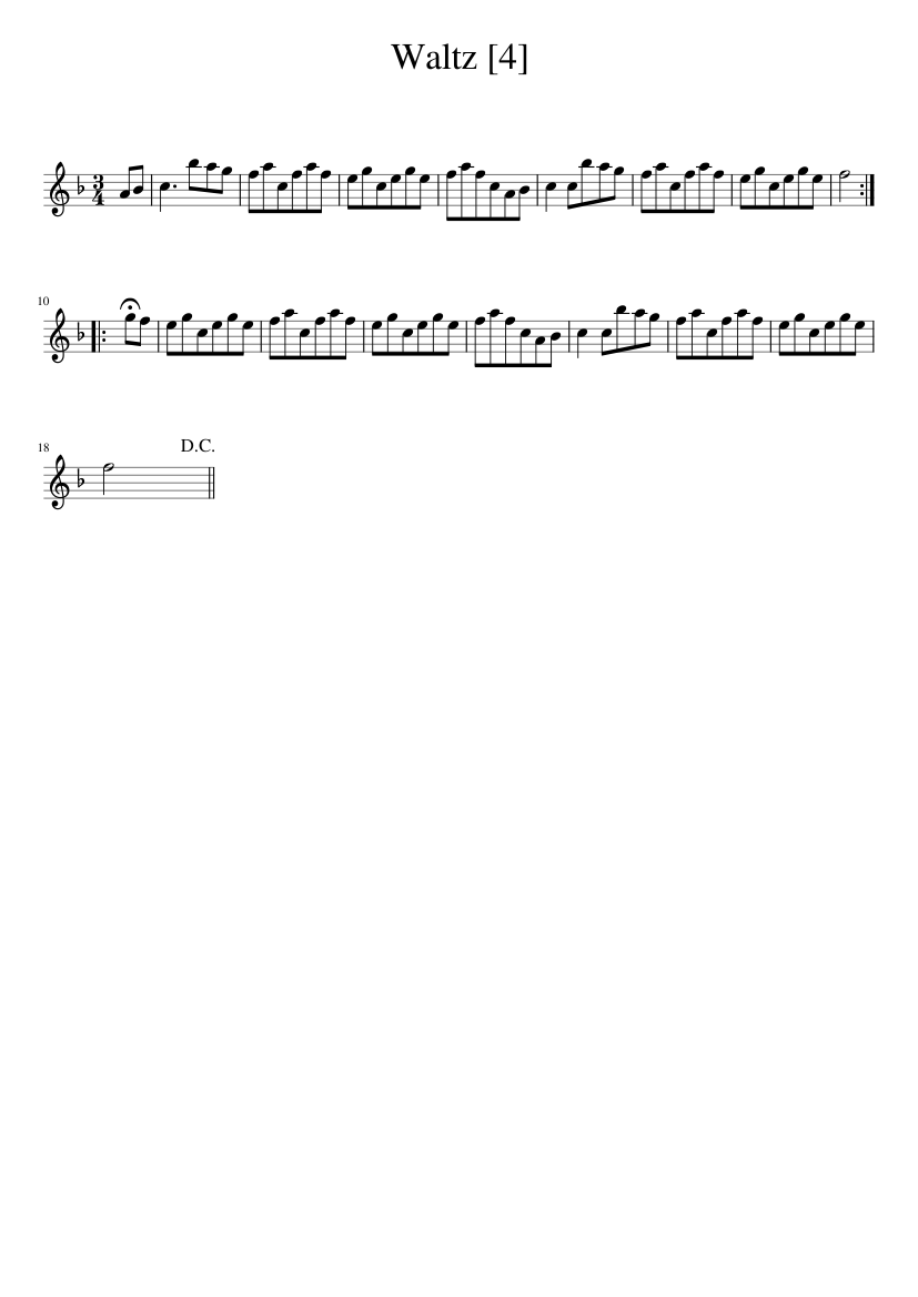 Waltz Sheet music for Piano (Solo) Easy | Musescore.com