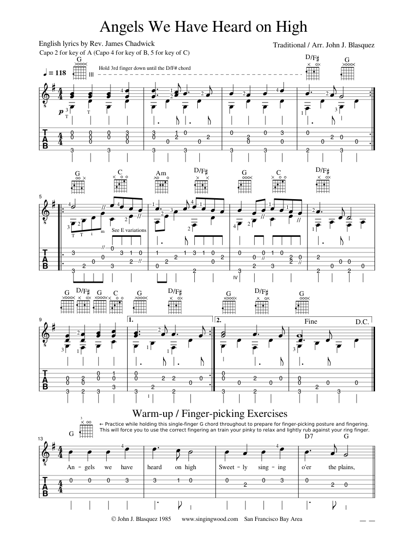 Angels we have heard on high – Misc Christmas Angels We Have Heard on ...