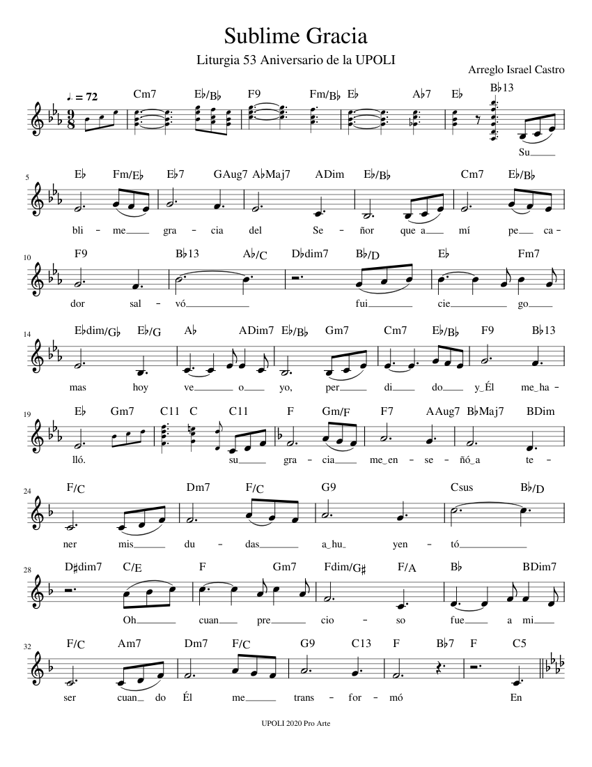 Sublime_Gracia - piano tutorial