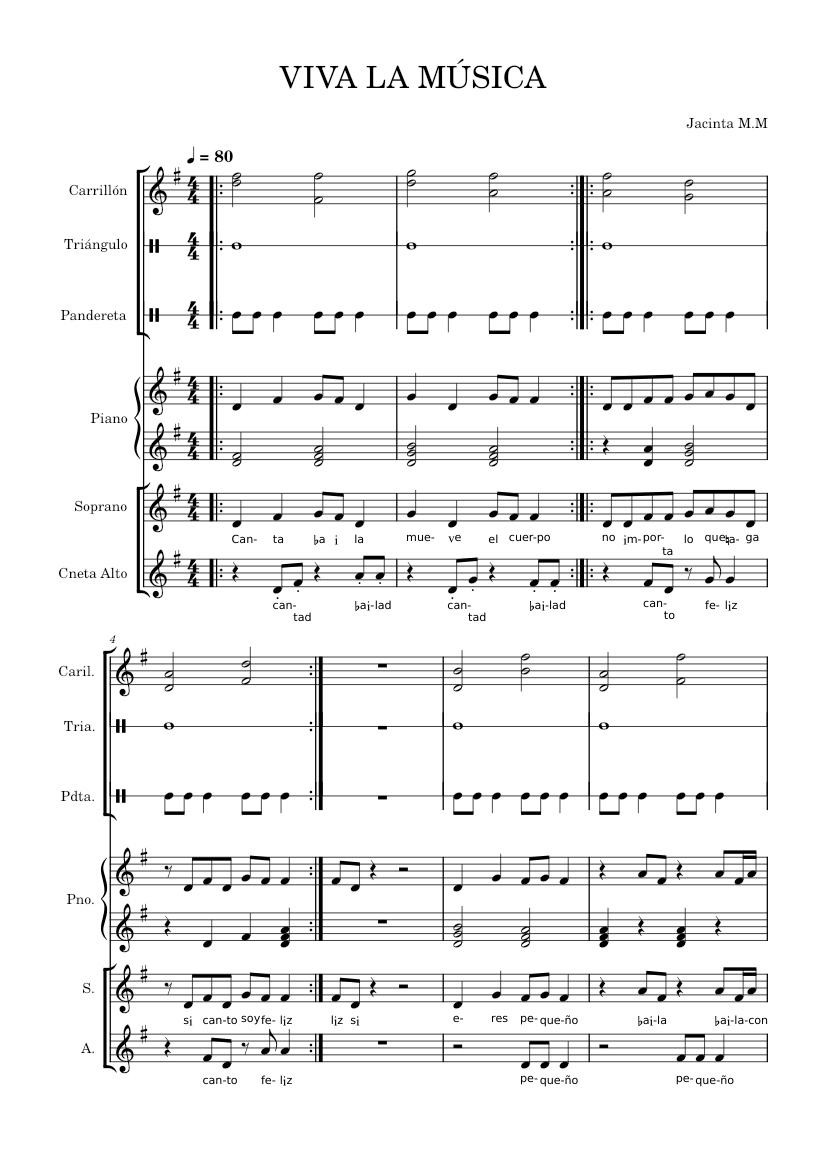 Viva la musica – Melchior Franck Viva la musica – VIVA LA MUSICA Sheet ...