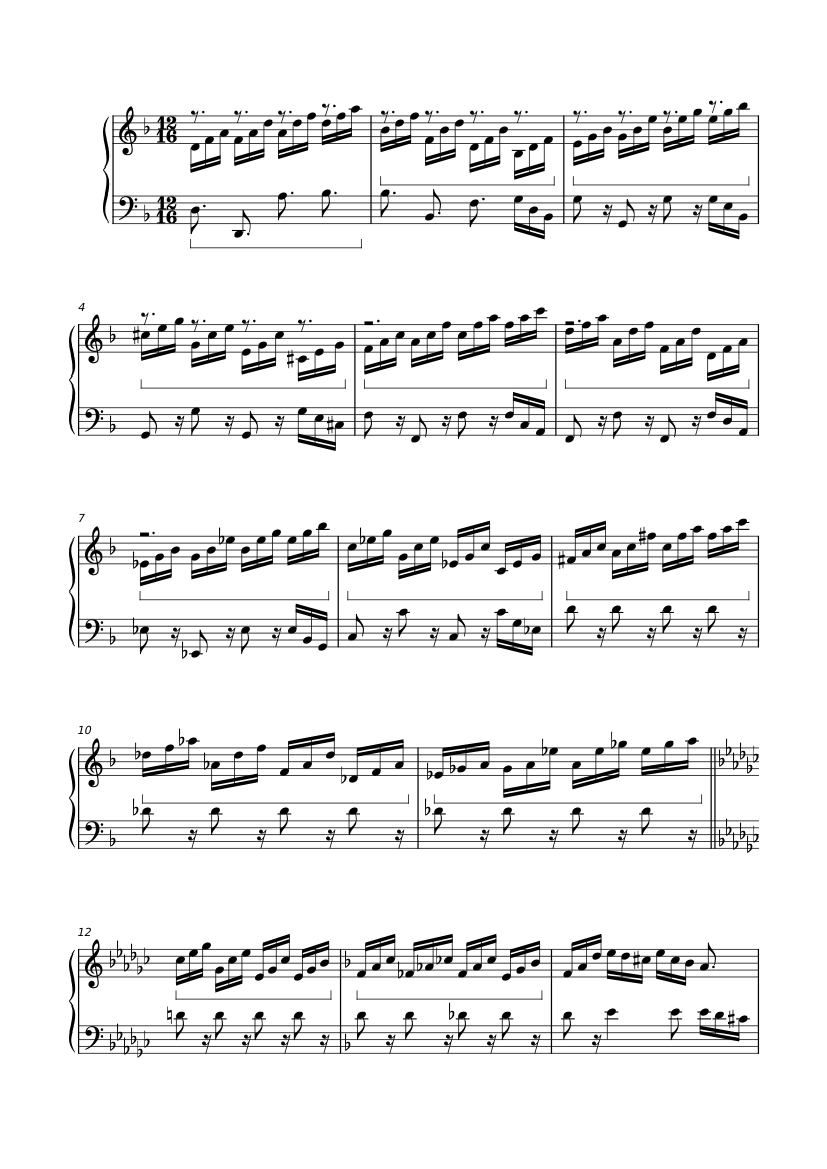 ha Sheet music for Piano (Solo) | Musescore.com