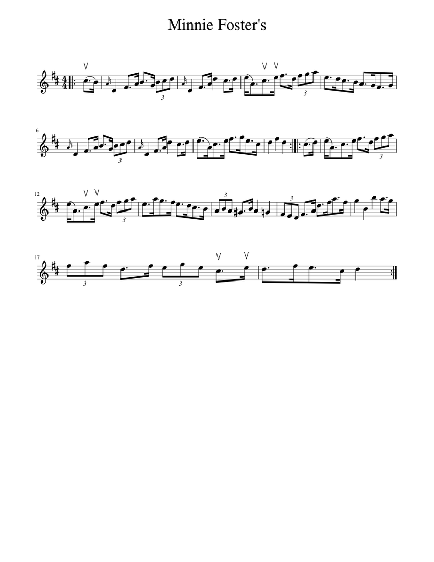 Minnie Foster's Sheet music for Piano (Solo) | Musescore.com