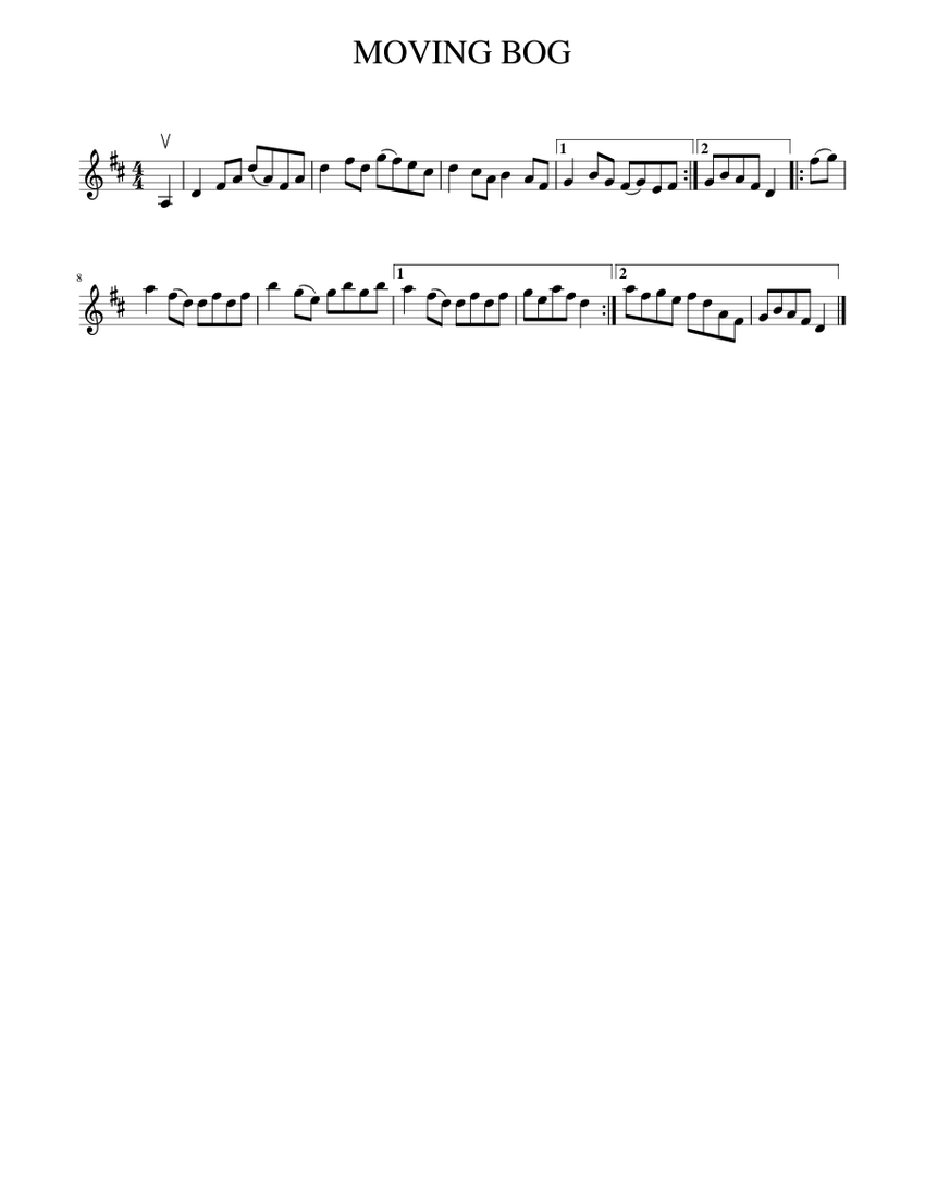 MOVING BOG Sheet music for Piano (Solo) Easy | Musescore.com