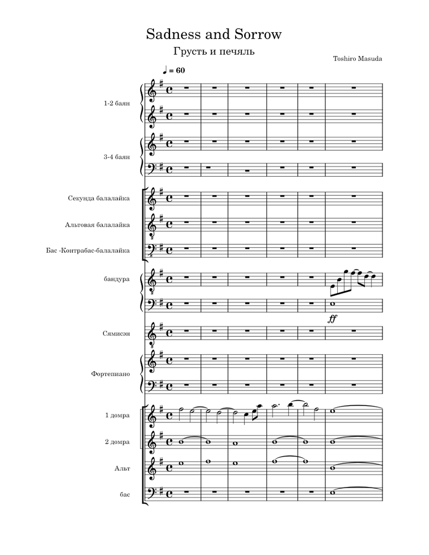 Sadness and Sorrow - Naruto – Toshiro Masuda Naruto – Toshiro Masuda ...