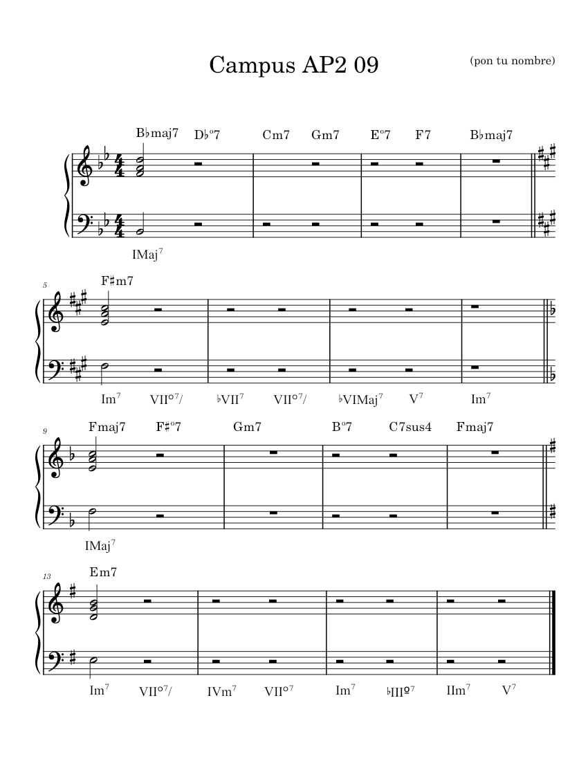 Campus A2 09 Sheet music for Piano (Solo) Easy | Musescore.com