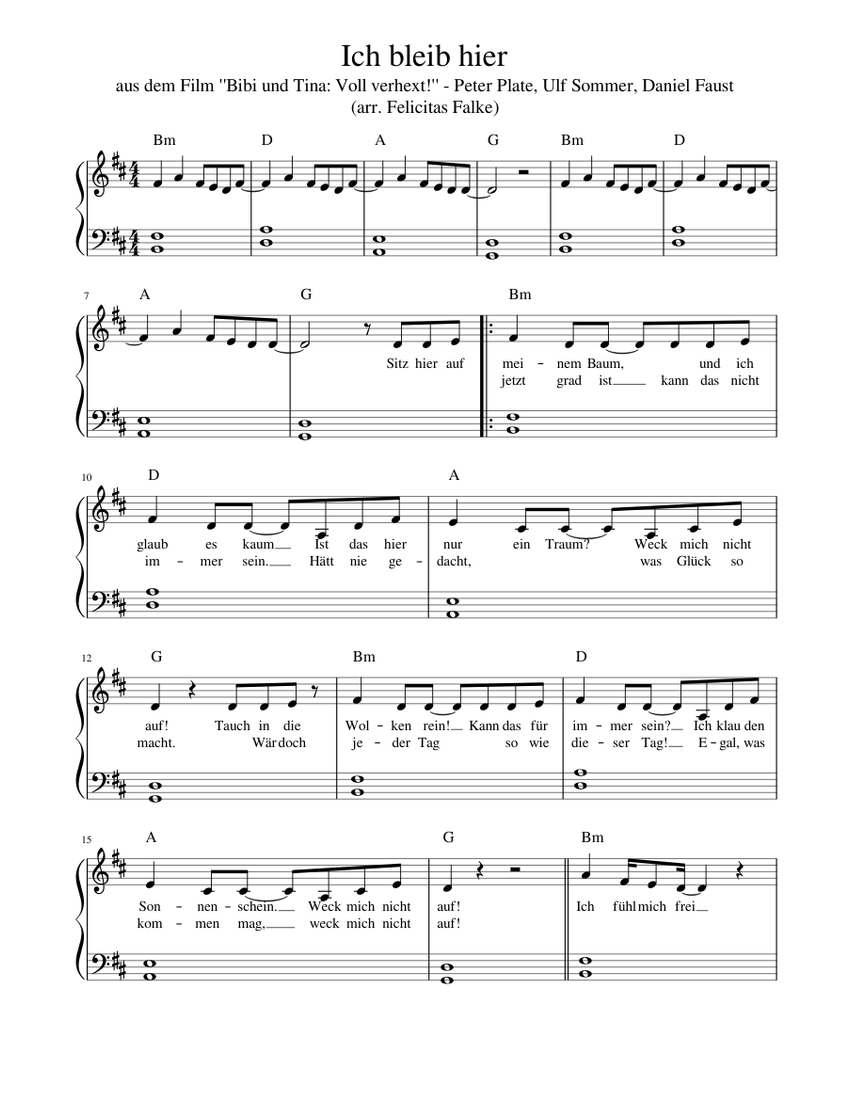 Bibi and tina voll verhext - ich bleib hier – Misc Soundtrack Bibi and ...
