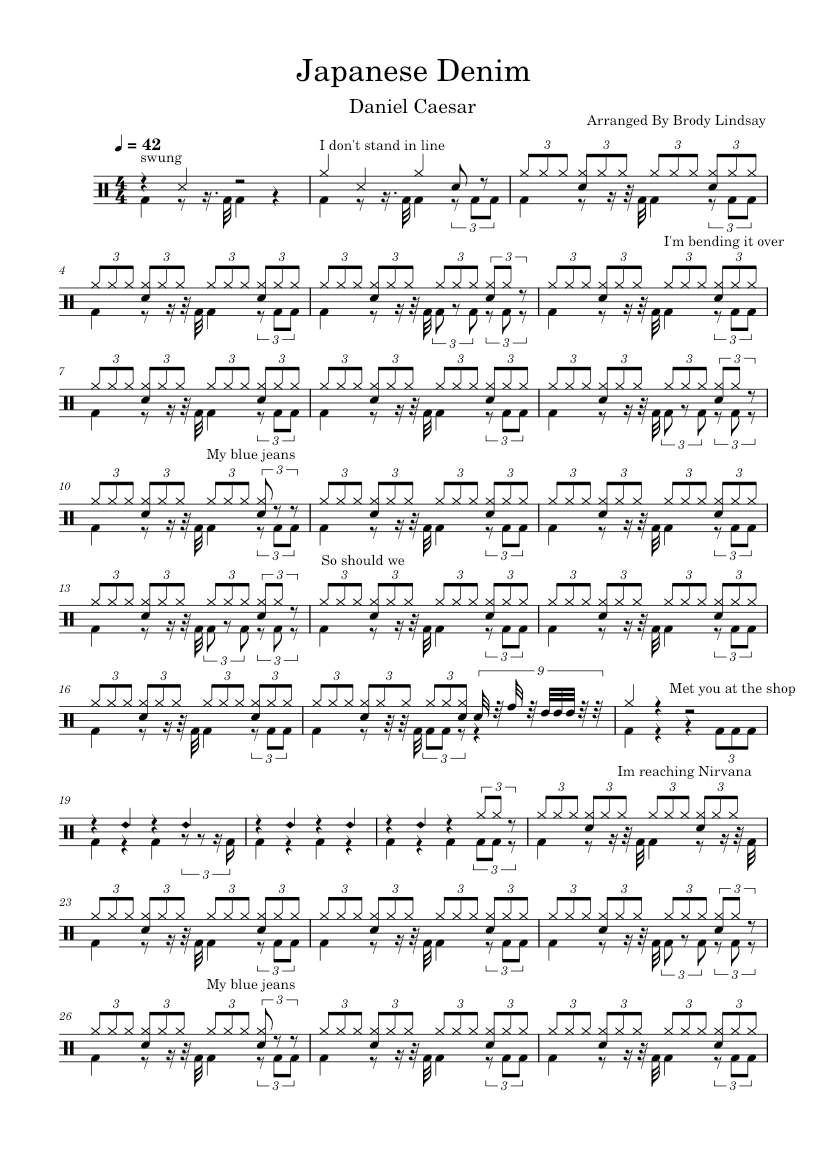 Japanese Denim Drums at James Loch blog