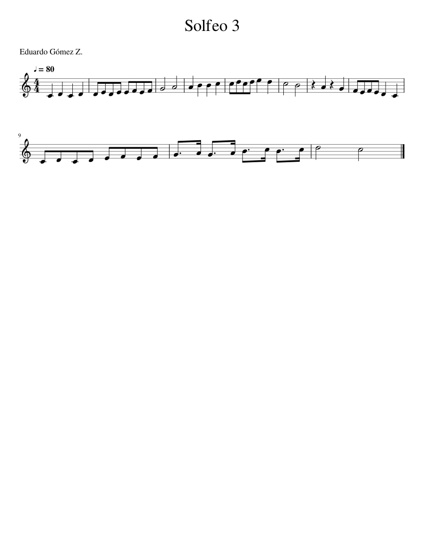 Solfeo 3 Sheet music for Piano (Solo) | Musescore.com