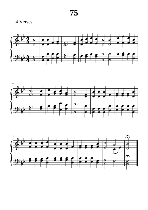 75 - Our Great Saviour Has Risen Sheet music for Piano (Solo ...