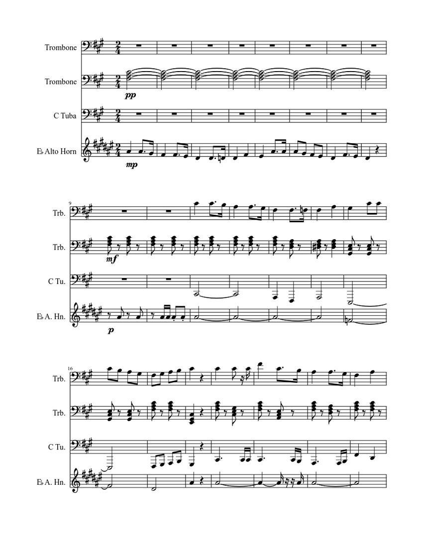 La Varsovienne Sheet music for Trombone, Tuba (Mixed Trio) | Download ...