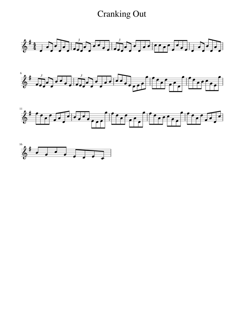Cranking Out Sheet music for Piano (Solo) | Musescore.com