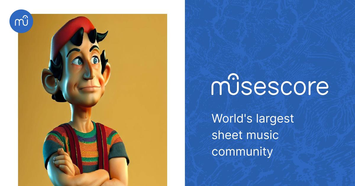 Theme Triste do Chaves Sheet music for Piano, Violin, Viola, Cello ...