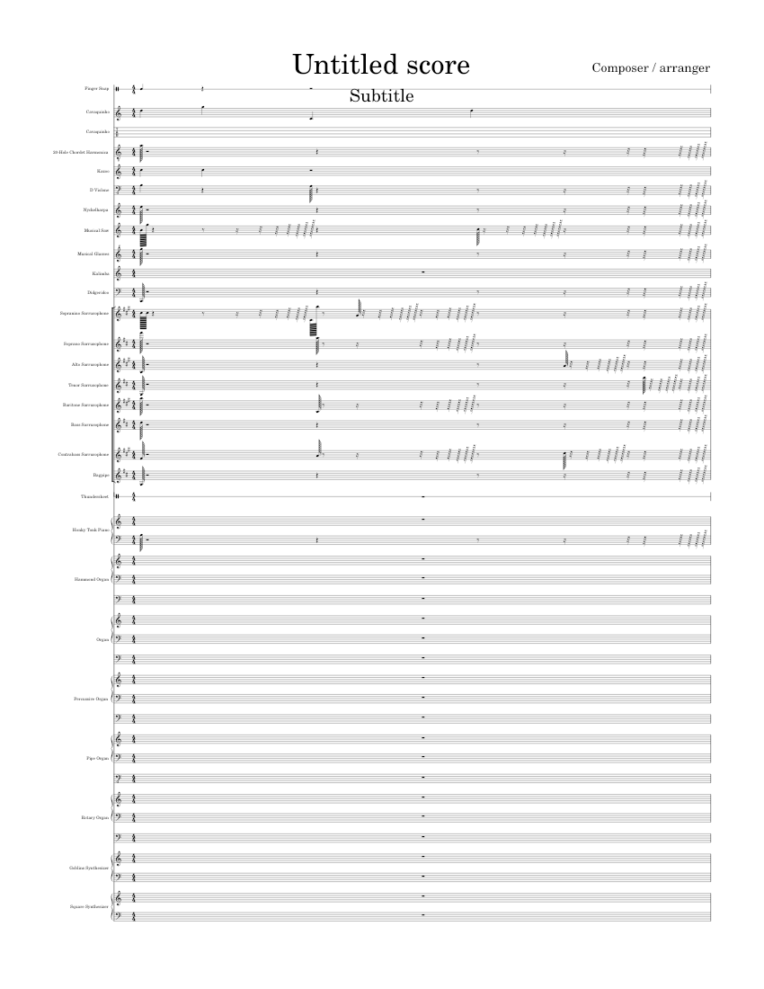 e Sheet music for Piano, Trombone, Organ, Vocals & more instruments ...