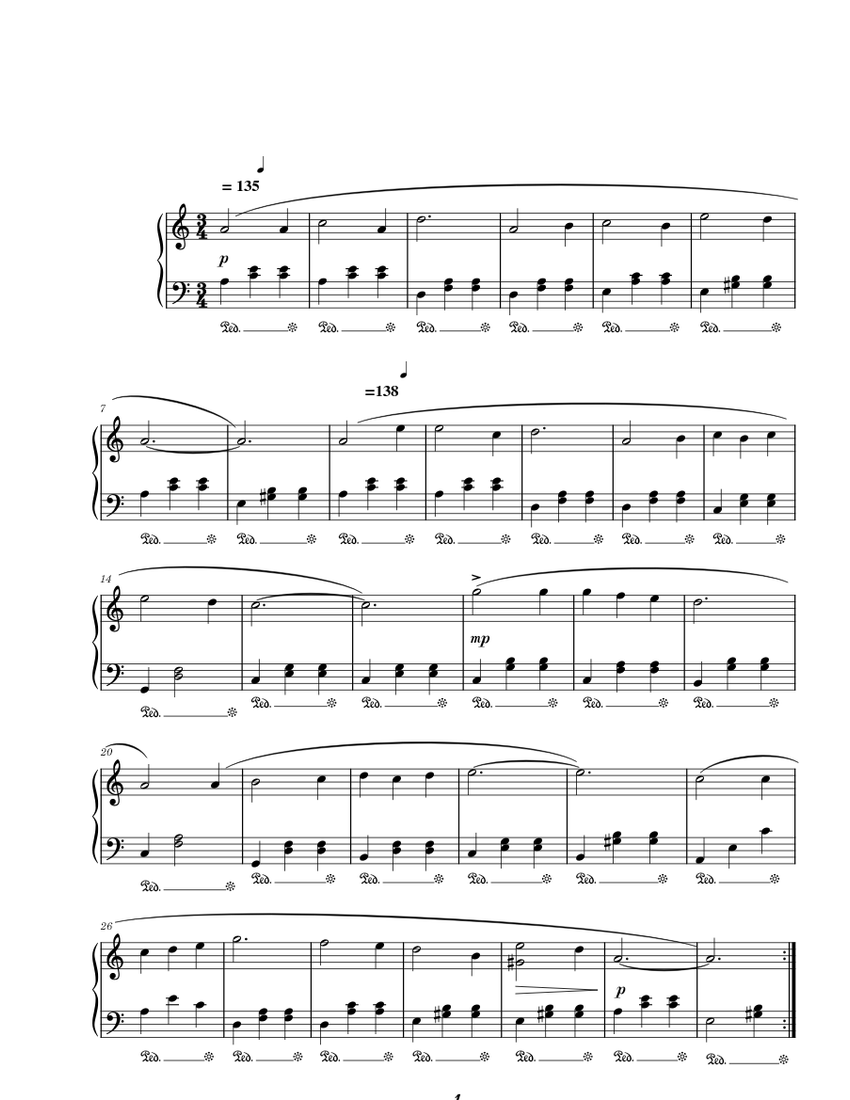 Ural Rowan Tree – E. Rodygin Sheet music for Piano (Solo) | Musescore.com