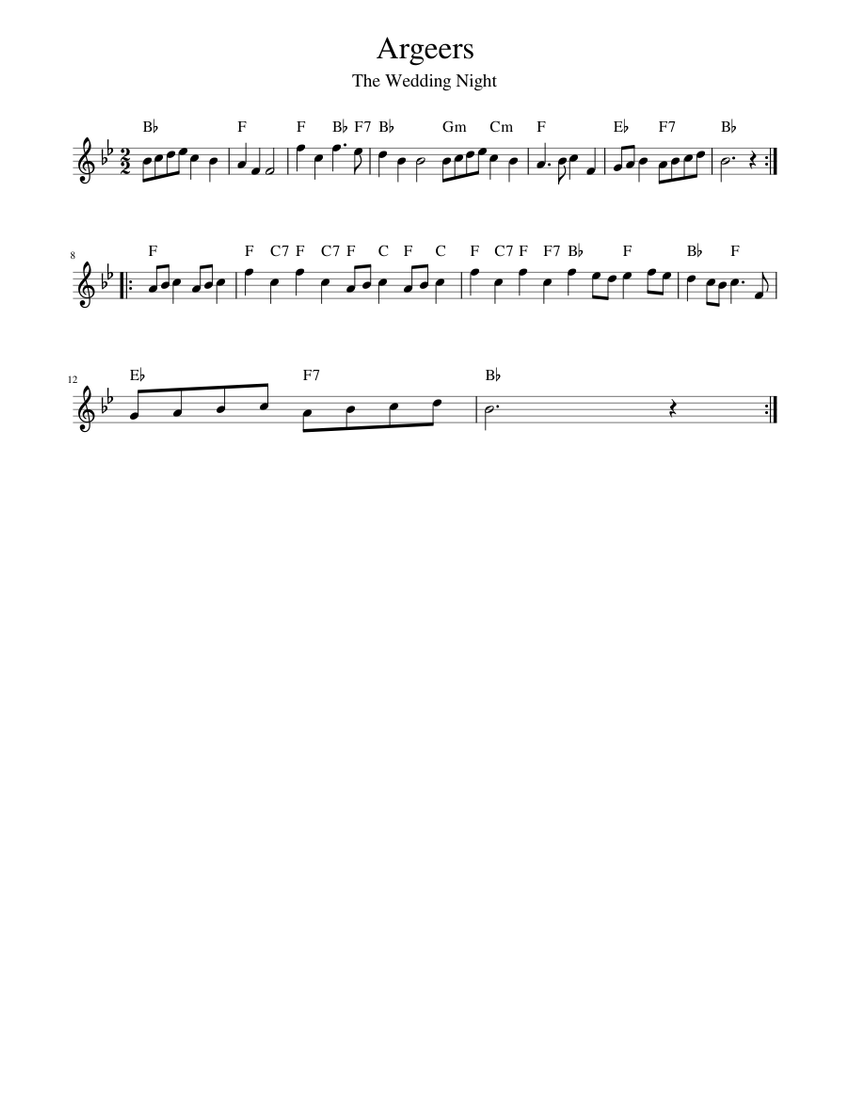 Argeers Sheet music for Piano (Solo) Easy | Musescore.com