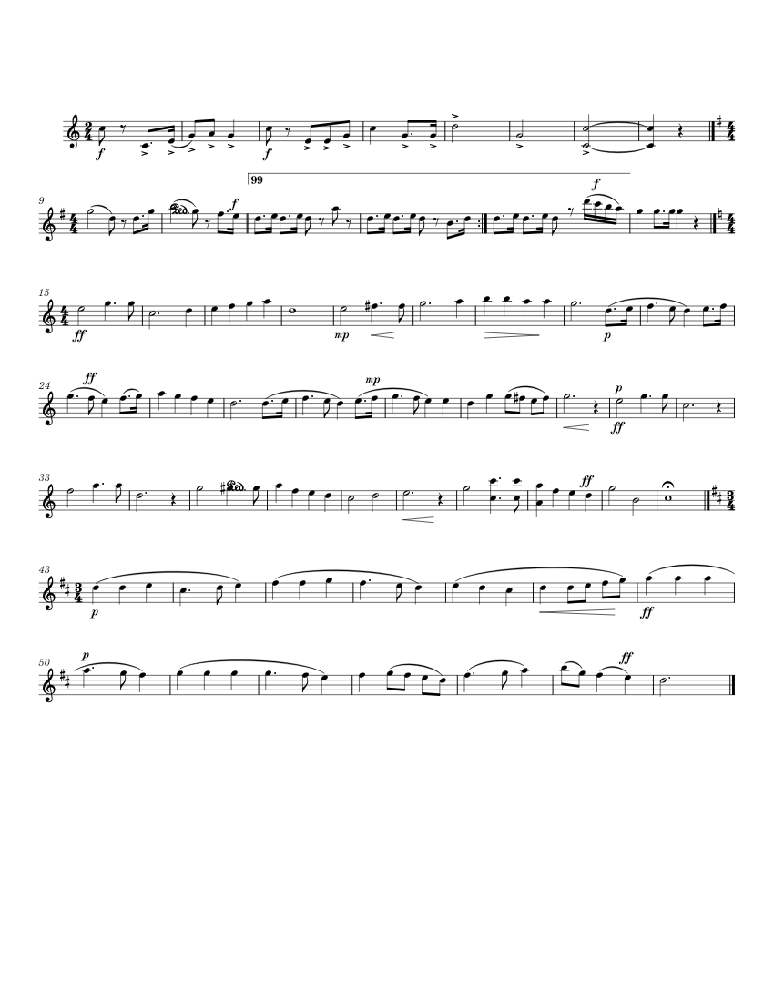 Alto Sax A Sheet music for Vocals (Marching Band) | Musescore.com