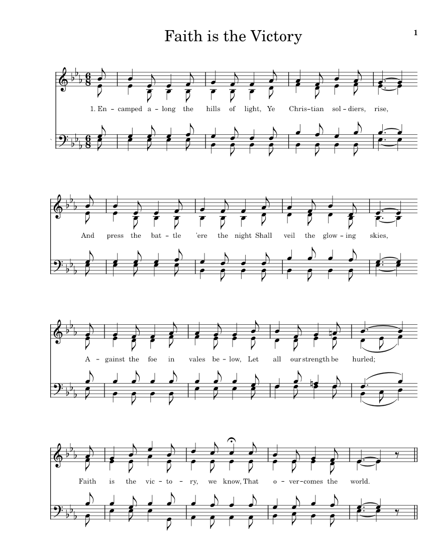 Faith is the victory – Ira D. Sankey Faith Is The Victory – Ira D ...