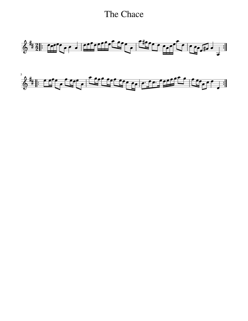 The Chace Sheet music for Piano (Solo) Easy | Musescore.com
