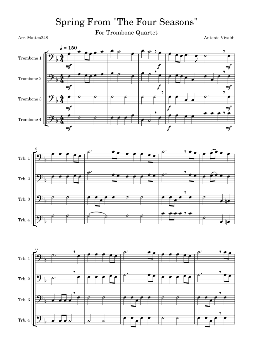 The four seasons - spring – Antonio Vivaldi The four seasons - spring ...