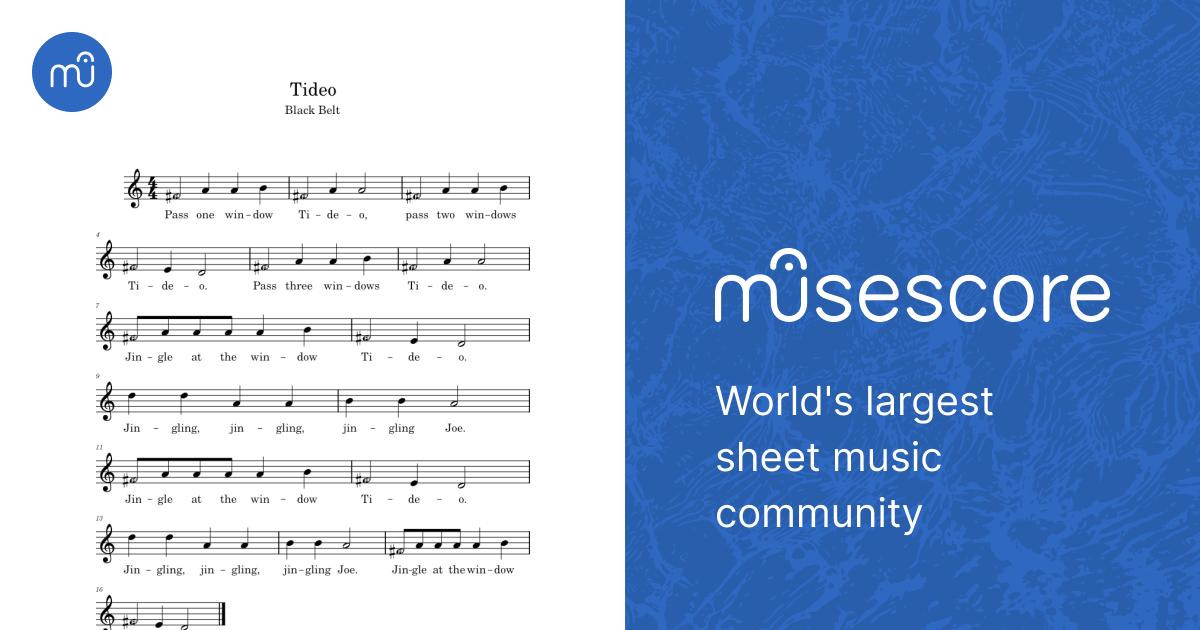 Tideo (soprano recorder) Sheet music for Flute (Solo) | Musescore.com