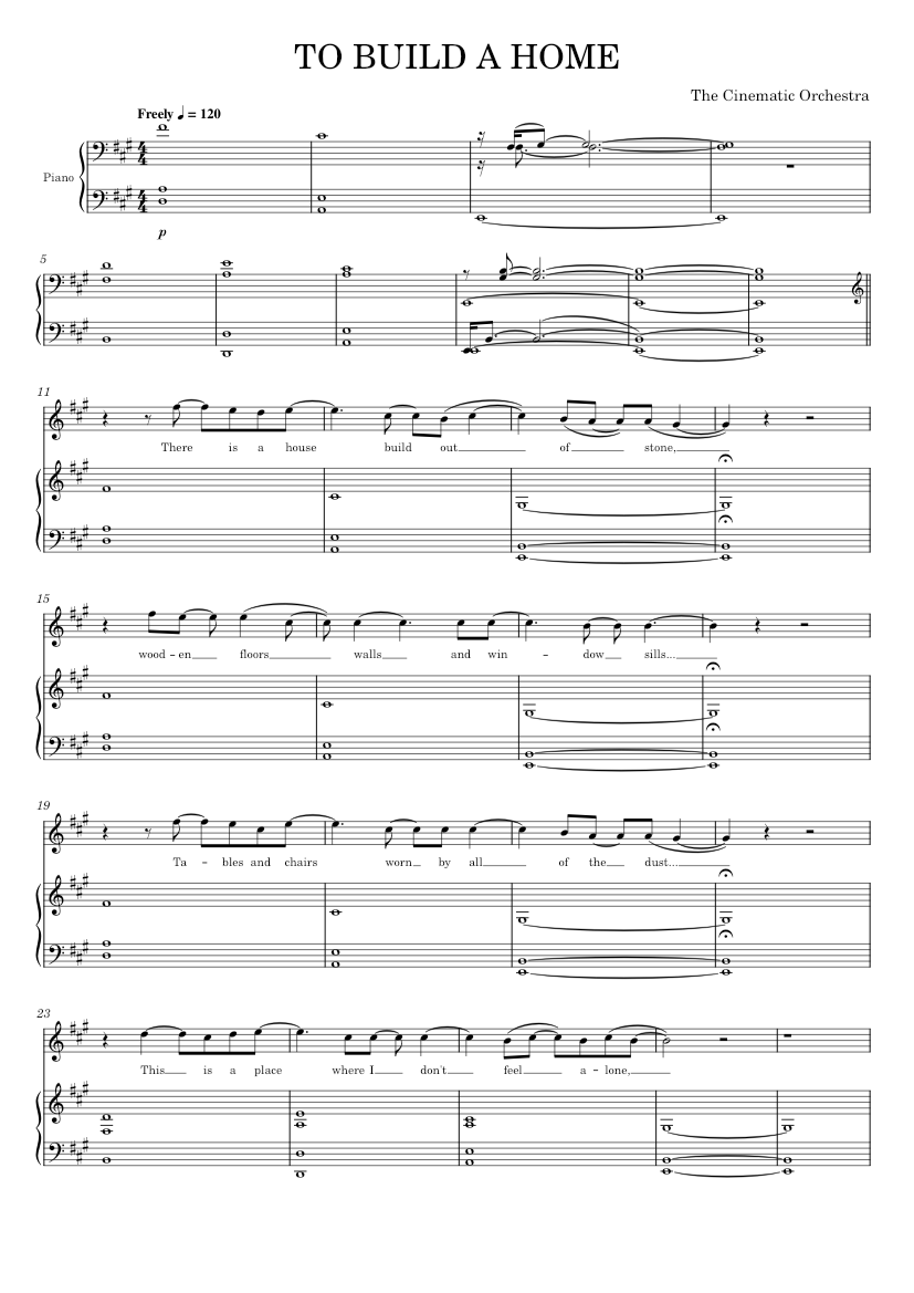 To_Build_a_Home__The_Cinematic_Orchestra.mscz Sheet music for Piano ...