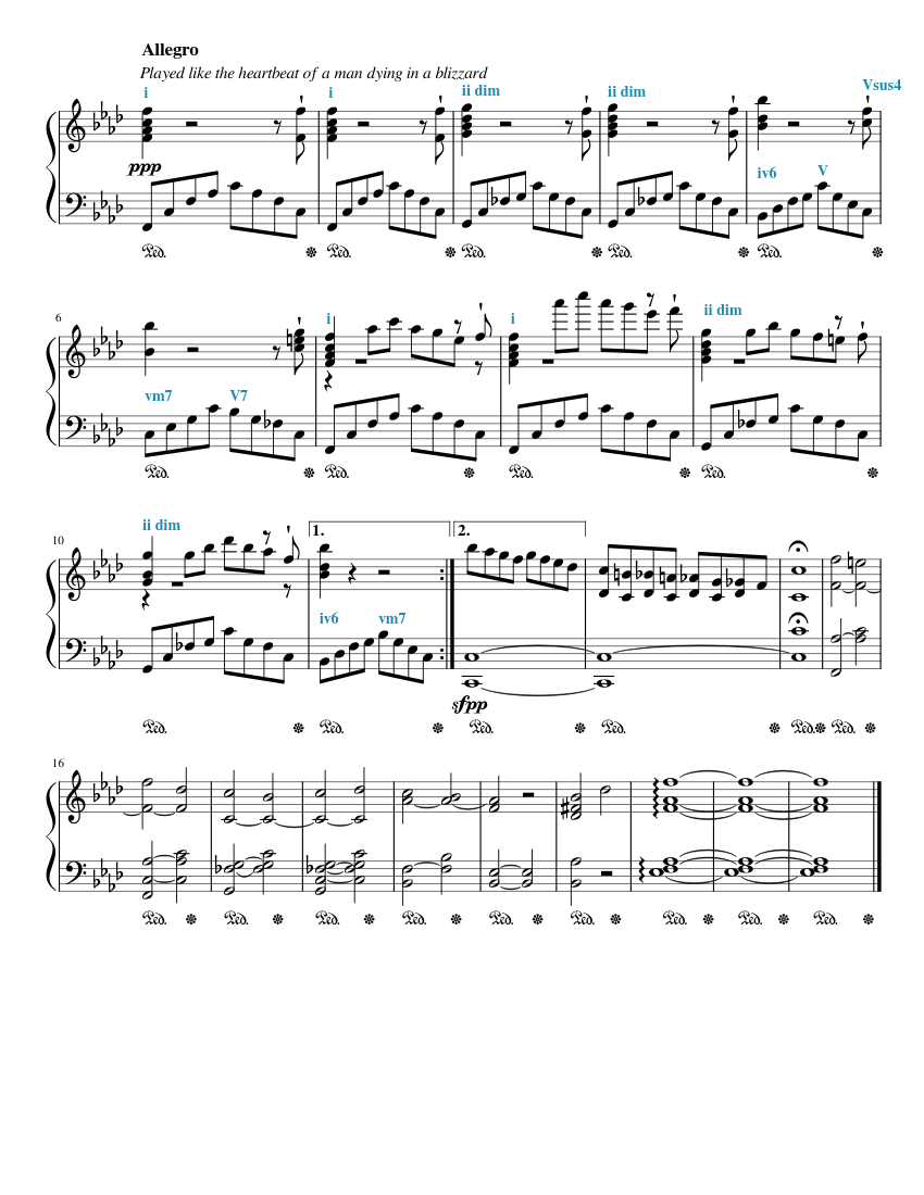 Frostbite - Bruno Farjallah Sheet music for Piano (Solo) Easy ...