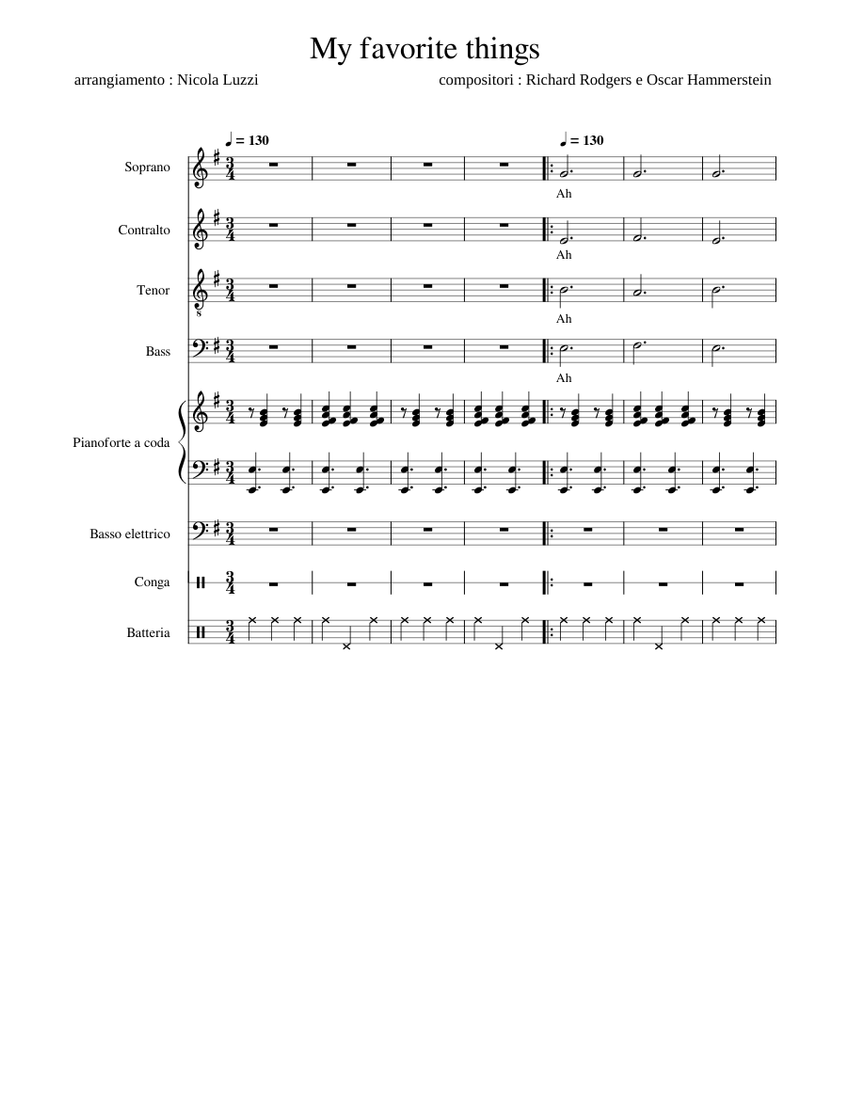 My Favorite Things (from The Sound of Music) – Rodgers & Hammerstein ...