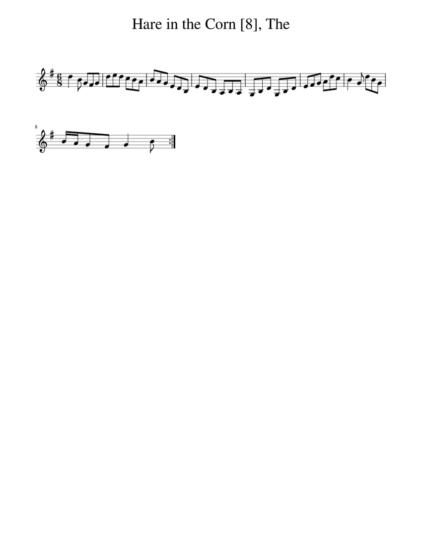The Hare in the Corn Sheet music for Piano (Solo) Easy | Musescore.com