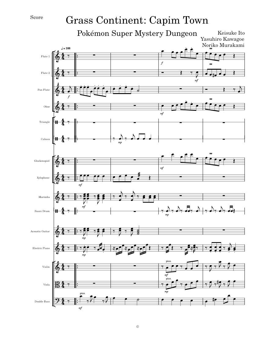 Grass Continent: Capim Town (Pokémon Super Mystery Dungeon ...