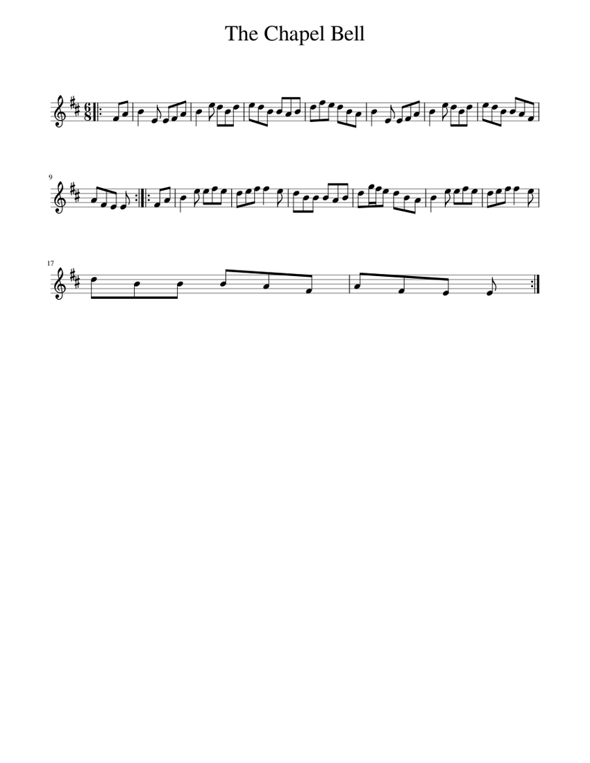 The Chapel Bell Sheet music for Piano (Solo) | Musescore.com