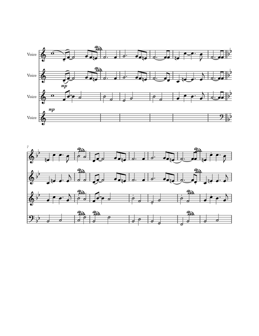 Tsubasa Wo Kudasai - Floris van Vugt Sheet music for Vocals (SATB) | Musescore.com