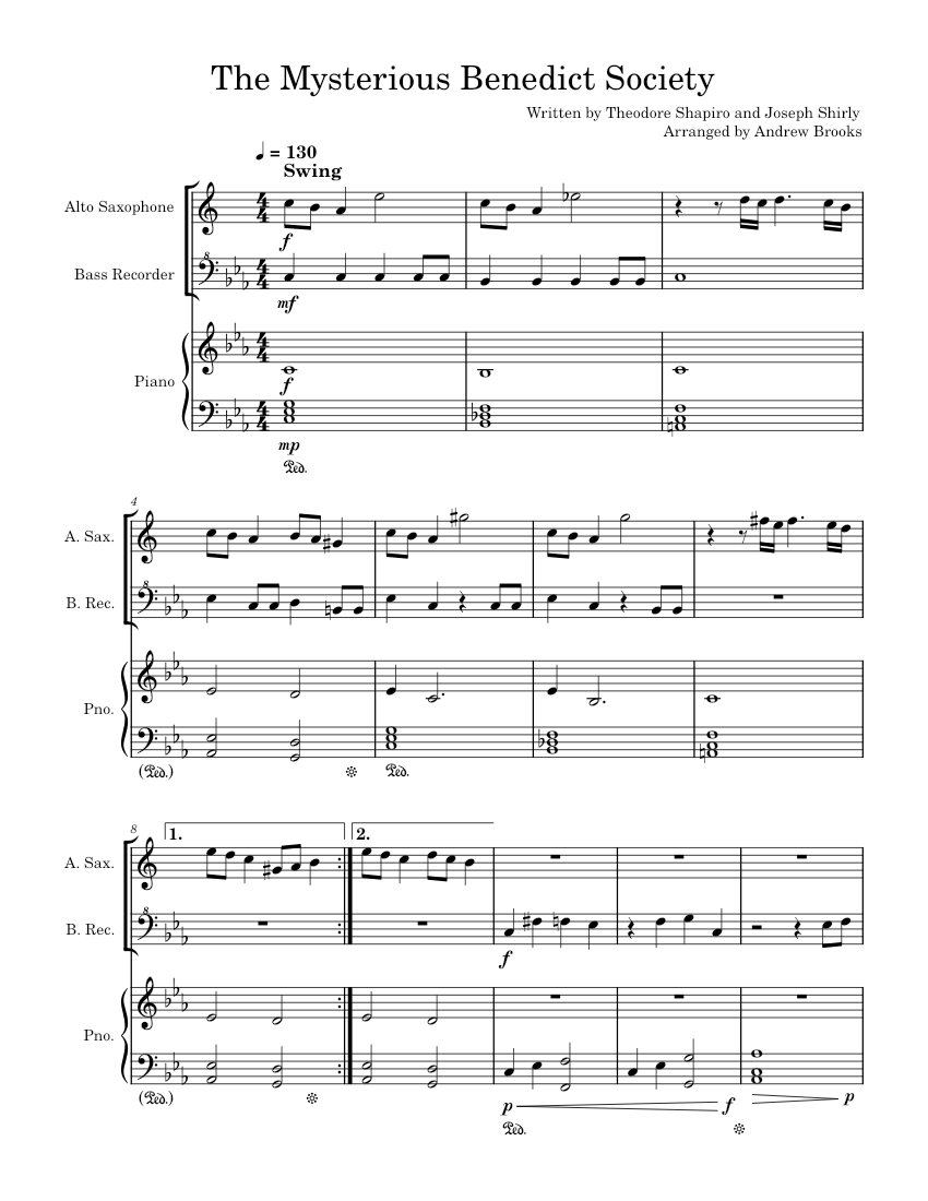 The Mysterious Benedict Society Main Theme – Theodore Shapiro, Joseph ...