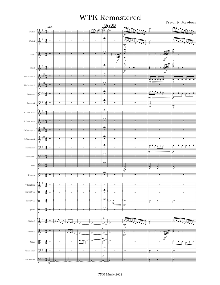 We Three Kings (Remaster) Sheet music for Trombone, Tuba, Flute, Oboe ...