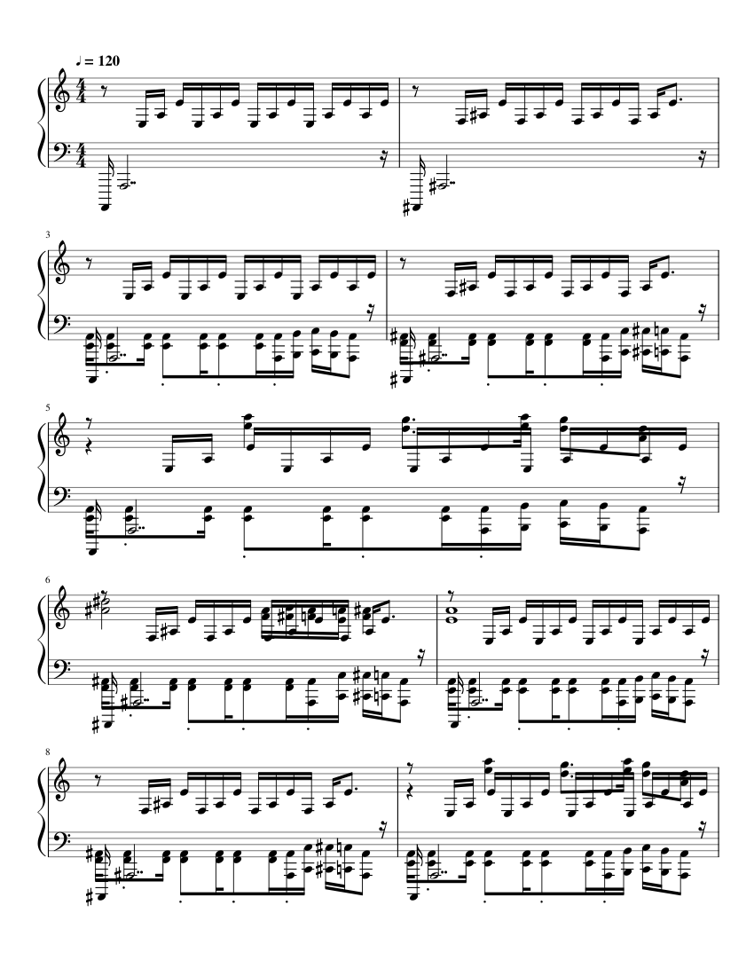 Crazy (WIP) (PIANO SKETCH) Sheet music for Piano (Solo) | Musescore.com