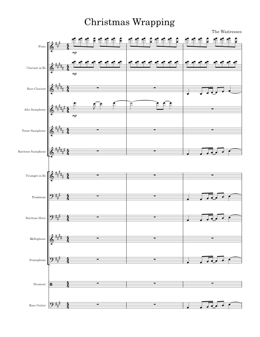 Christmas wrapping – The Waitresses The Waitresses Christmas Wrapping ...