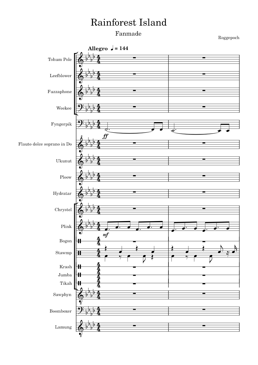 Rainforest Island – The Monster Explorers Rainforest island - piano ...