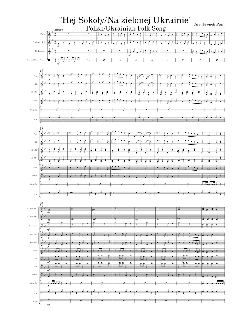 Hej sokoły – Misc Traditional Hej sokoły / Гей соколи - Polish ...