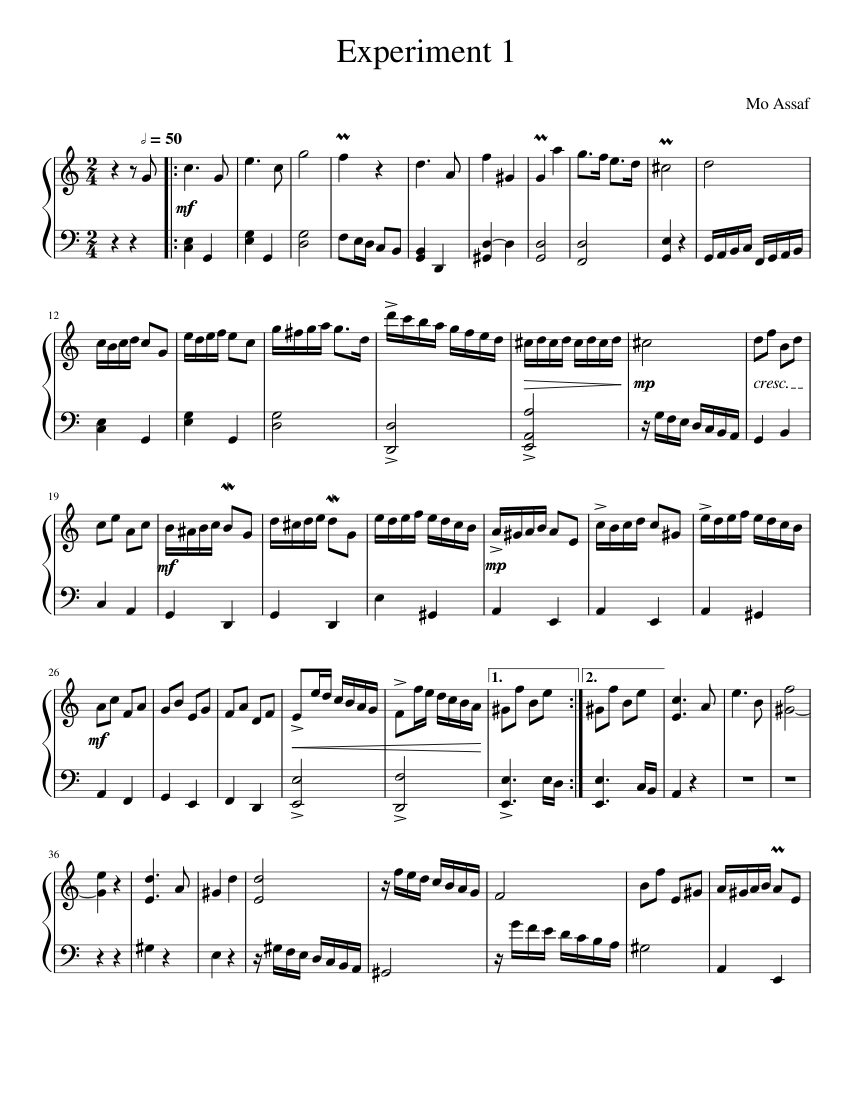 Fun piano piece Sheet music for Piano (Solo) | Musescore.com