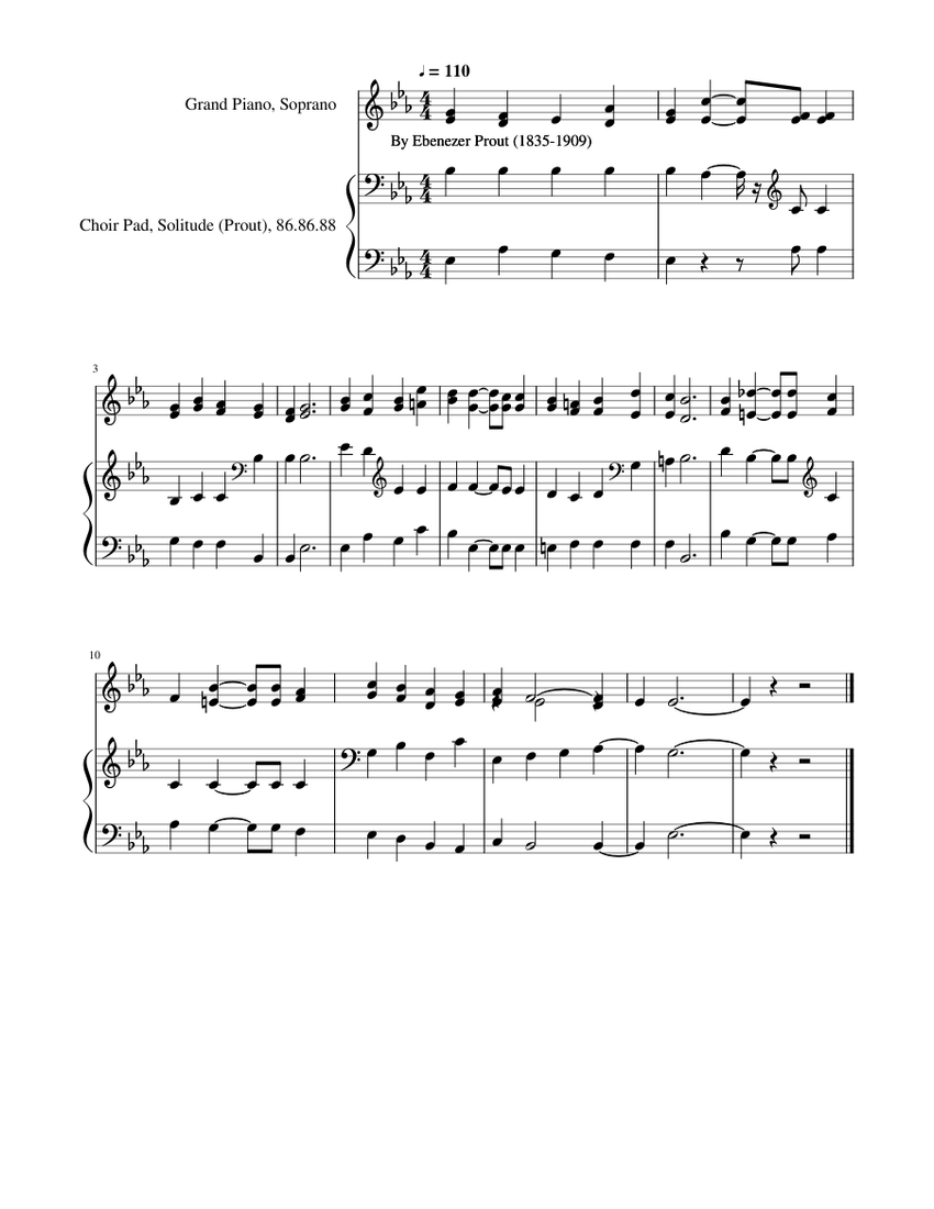 Bless'd Is The Man Who Makes The Word - Harriet Auber Sheet music for ...