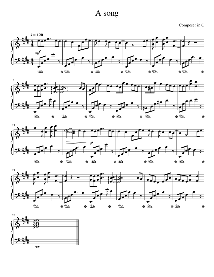 Little Bird Sheet music for Piano (Solo) Easy | Musescore.com