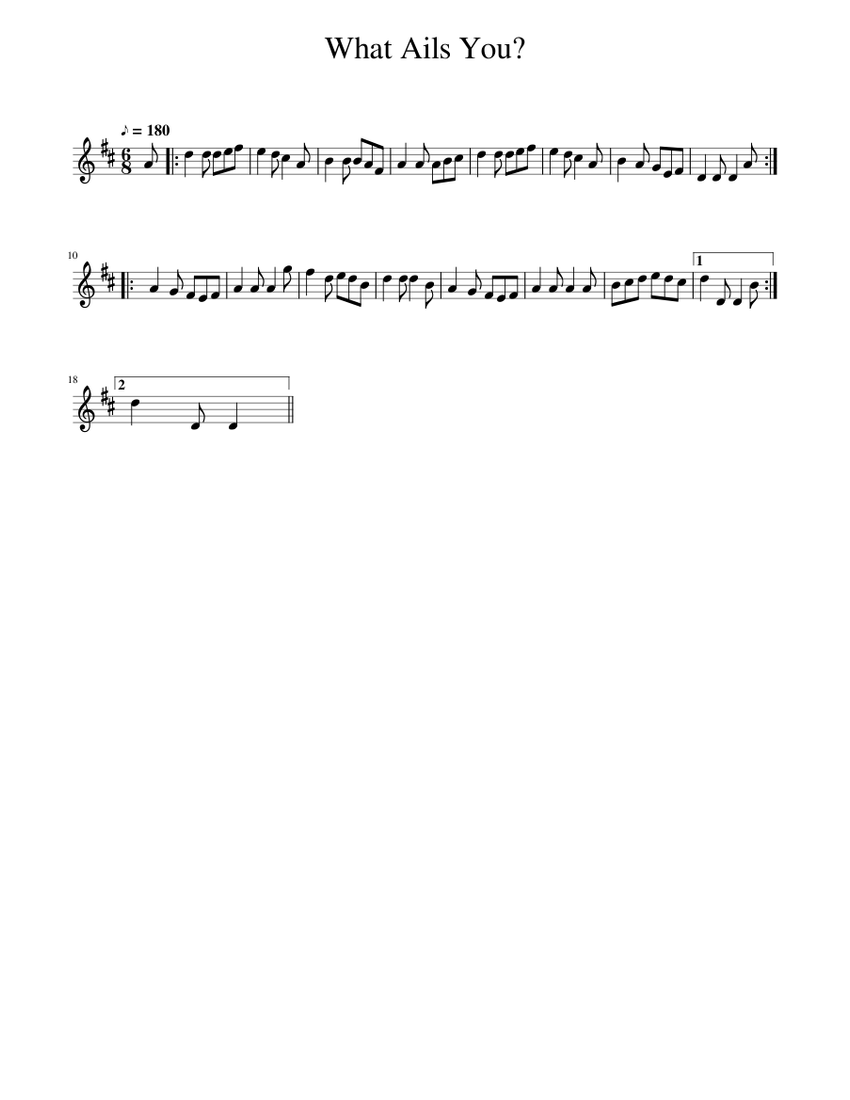 What Ails You? Sheet music for Piano (Solo) Easy | Musescore.com