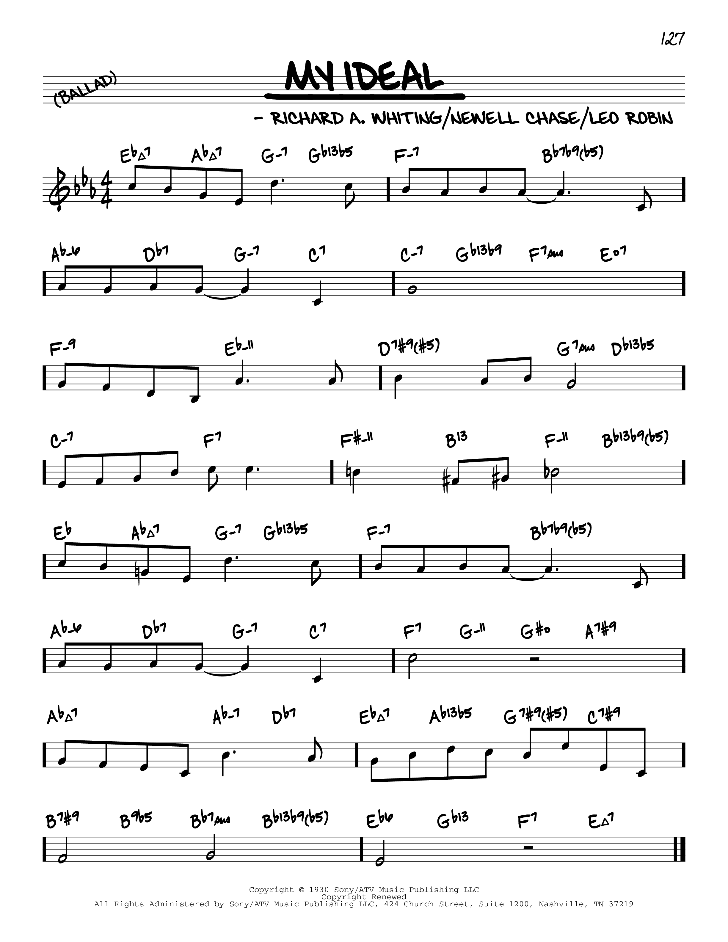 Play Official version of My Ideal Sheet Music by John Coltrane for ...